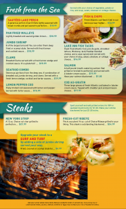 Menu - Lake Inn Lapeer